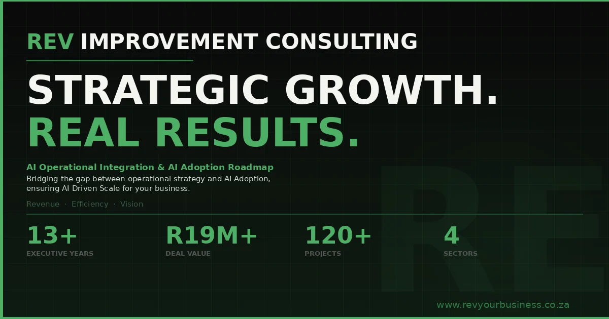 Services — Business & AI Consulting SA | REV Consulting